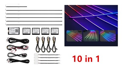 Full LED Bead Symphony Dream Car Interior Ambient Lighting Wireless Kit ...