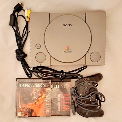 Sony PlayStation 1 PS1: Console, Viper 2 Controller, Cables & 2 Games ...