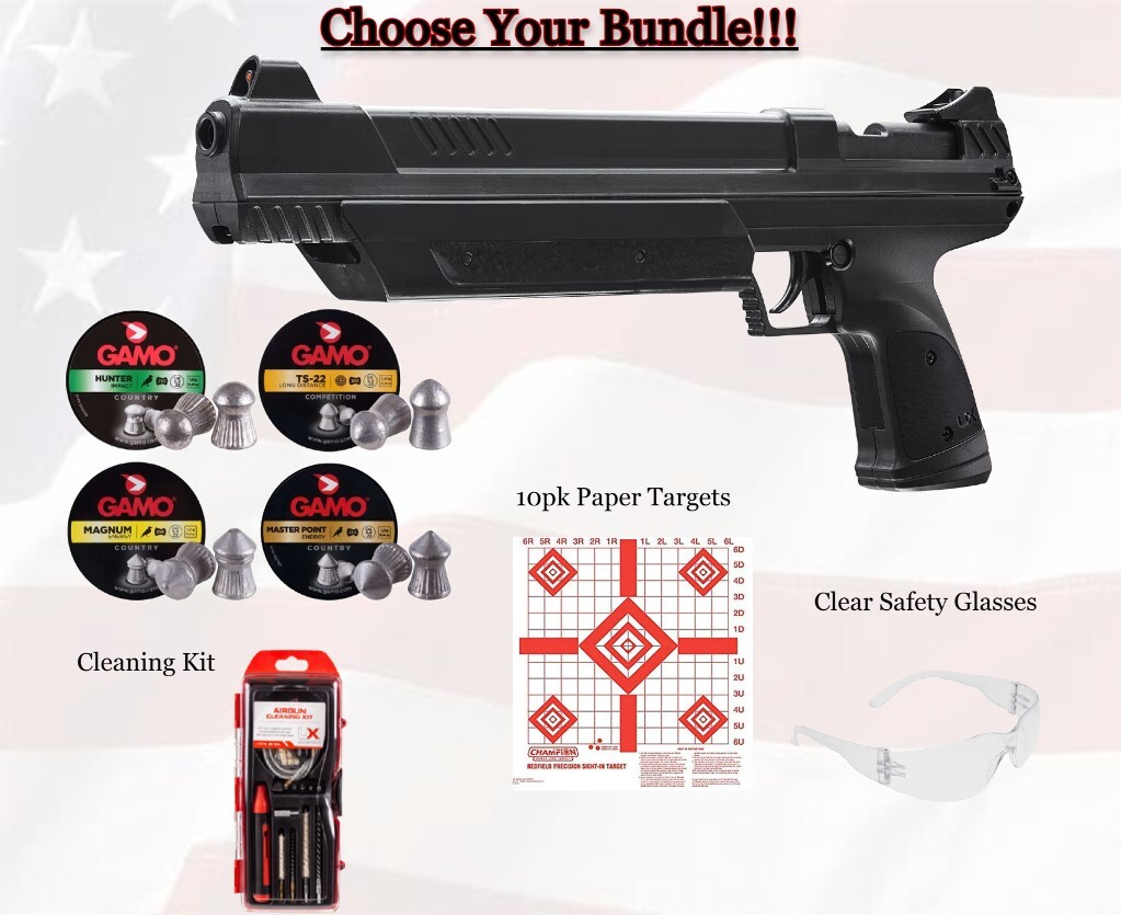 Umarex 2251351 Strike Point .22cal Multi-Pump Pellet Airgun w/ Bundle ...