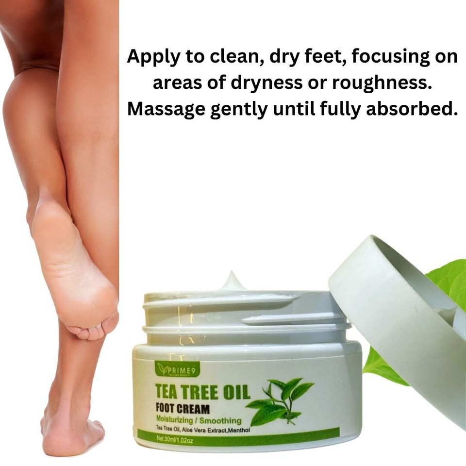 Tea Tree Foot Cream - Foot Cream for Cracked Heels and Dry Skin. | eBay UK