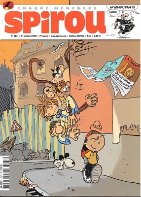 Spirou n°3677 (01/10/2008) - Coup De Foudre / Spirou Et Fantasio / Agent 212 | eBay