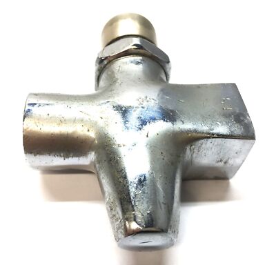 Chicago Faucet Chrome SS Push Button Valve for Urinal 5/8-18 Female ...