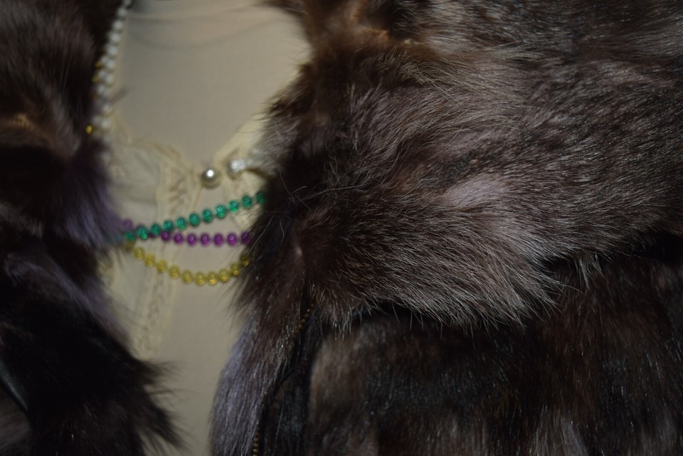 men's winter fur NY 4x blue fox fur coat jacket 54in chest | eBay