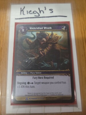 World Of Warcraft - WoW - Unbridled Wrath *125/264* | eBay
