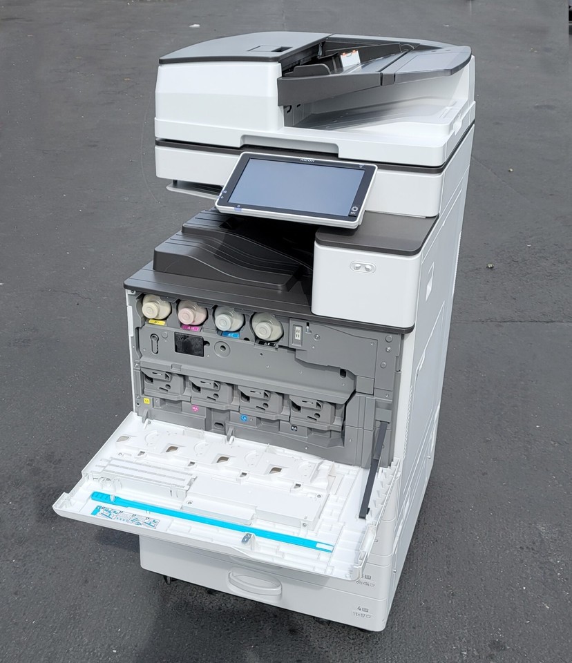 Ricoh MP C4504ex Color Copier, Printer, Scan, 45 ppm - Low Meter, less ...