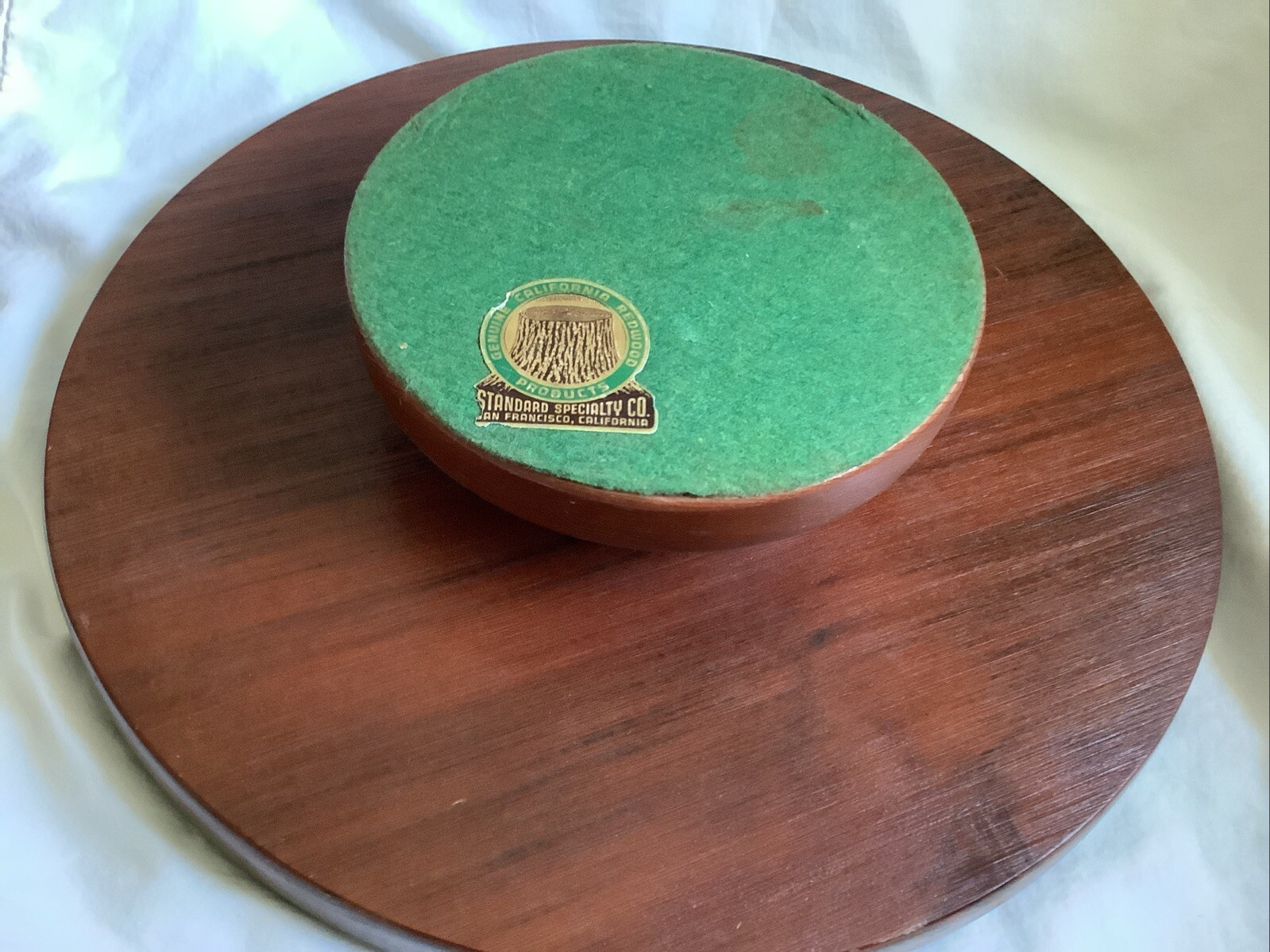 Vintage Standard Specialty Co. Genuine California Redwood 11 1/2" Lazy ...