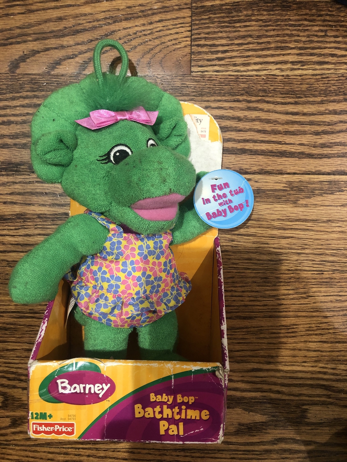 Fisher Price Barney Baby Bop Water Pal Plush Bath Toy Lyons Group 2001 ...