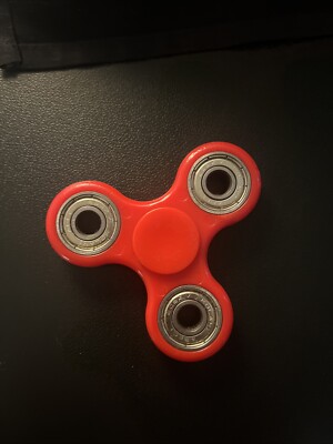 red fidget spinner anxiety stress relief toy | eBay