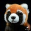 Toy Plush Panda Doll Cute Red Panda Simulation Animal Raccoon Dolls ...