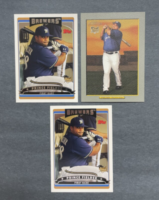 Lot Of 3 2006 Topps Prince Fielder RC Milwaukee Brewers #639 & #591 | eBay