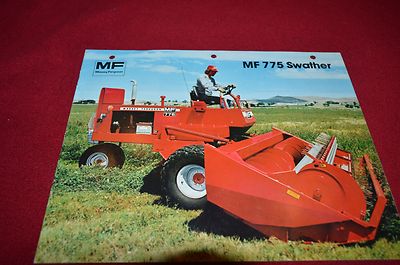 Massey Ferguson 775 Swather Dealer's Brochure DCPA3 | eBay