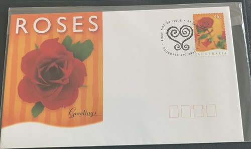 Australian FDC 1997 Greetings Roses | eBay