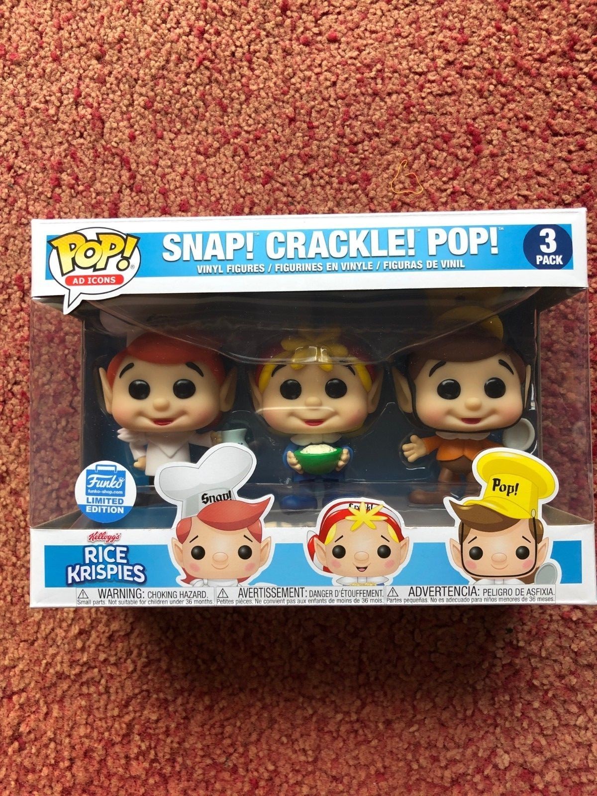 Funko Pop Ad Icons: Rice Krispies Snap! Crackle! Pop! 3-Pack | eBay