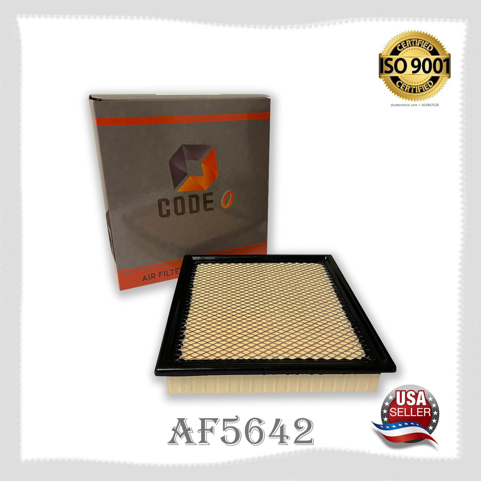 5642 Engine Air Filter For Ford F150 F250 F350 F550 F650 Expedition ...