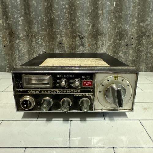 GME Electrophone No.275A Vintage Transceiver Boat Marine | eBay Australia