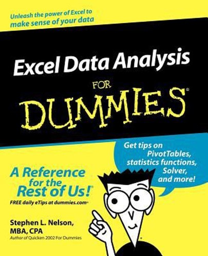 Excel Data Analysis for Dummies® Paperback Stephen L. Nelson ...