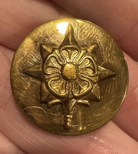 US ARMY MILITARY INTELLIGENCE OFFICER COLLAR BRANCH INSIGNIA Brass Pin ...