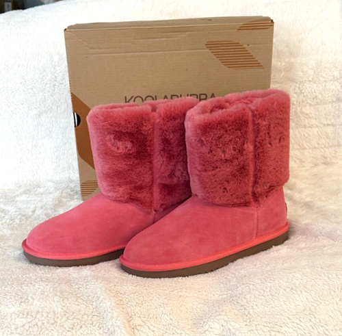 NEW in box Sz 5 Original Koolaburra by UGG Kids' Pink Aubrei Short ...