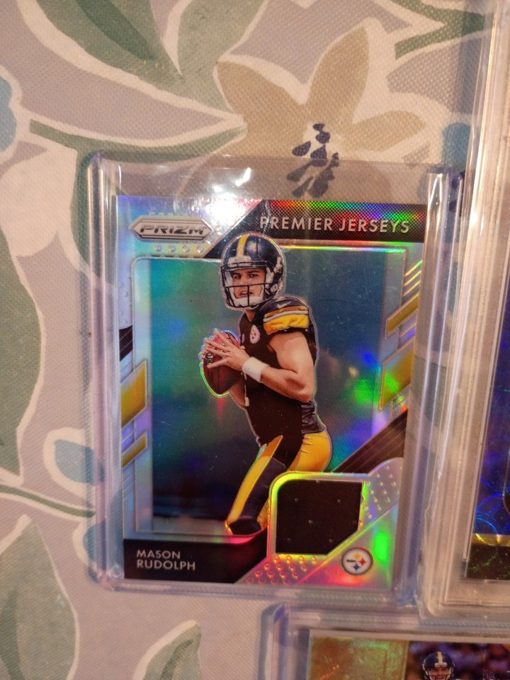 MASON RUDOLPH 2018 RC ROOKIE AUTO LOT PSA 9 Serialized Auto PITTSBURGH ...