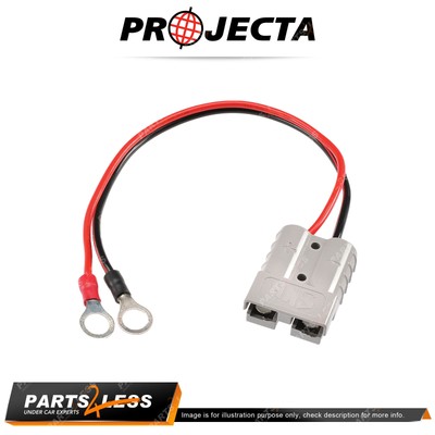 Projecta 50Amp Heavy Duty Connector to 2 x 8mm Ring Terminals SA ...
