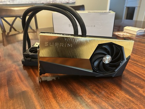 Gold Msi Rtx 4090 Suprim Liquid Graphics Card For Parts (Please read ...