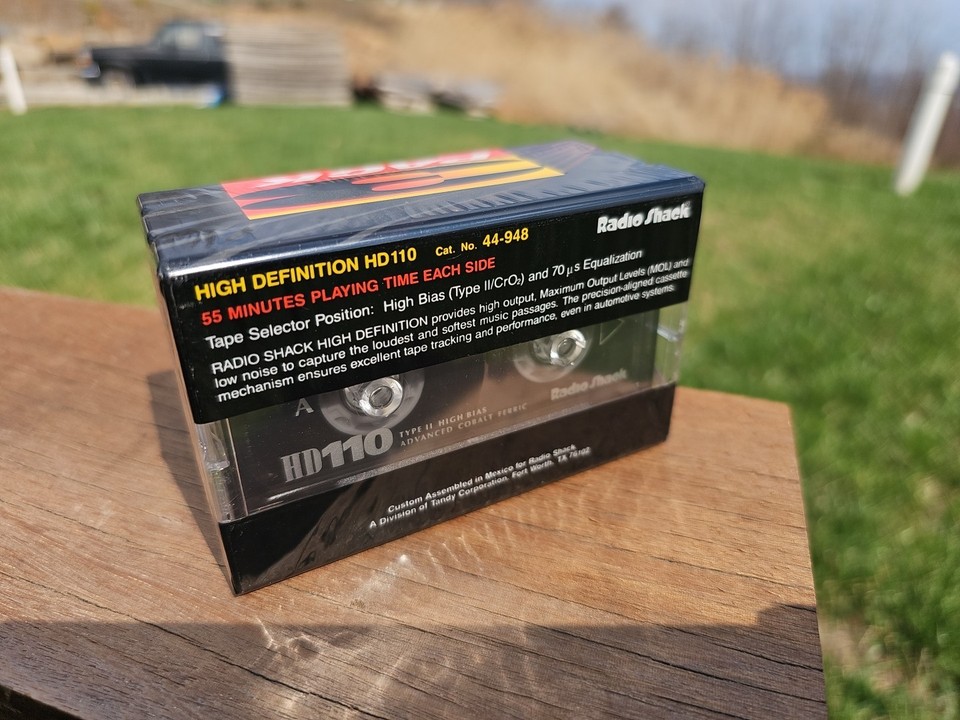 Pack of 3 New Sealed Radio Shack HD110 Cassette Tapes Type II / High ...