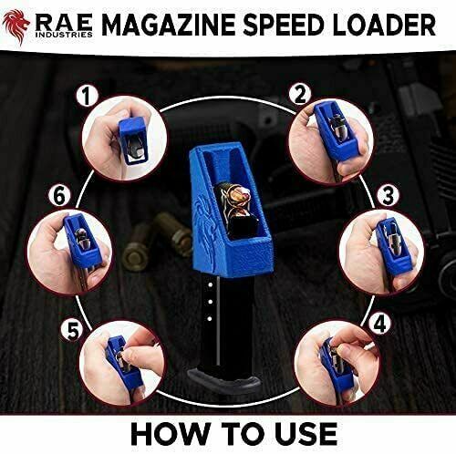 RAEIND Universal Magazine Quick Speed Loader For Single Stack Mag ...