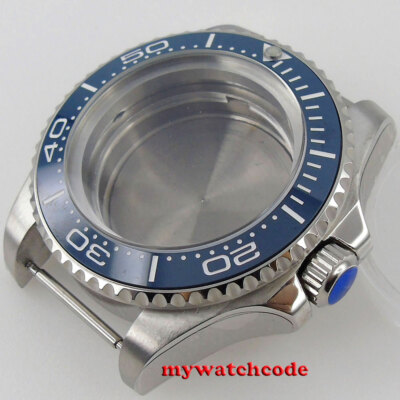 Solid 44mm Watch Case fit NH35 NH36 eta 2836 2824 2813 miyota 8215 8205 ...
