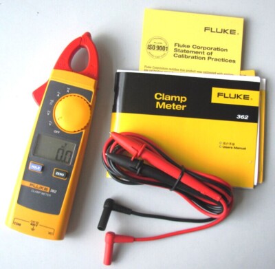 FLUKE 362 Handheld Digital Multimeter Clamp Meter 200A F362 clamp-meter ...