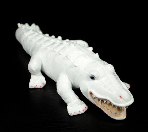 White Alligator Crocodile 15" Stuffed Animal Plush Toys Toddler Doll ...
