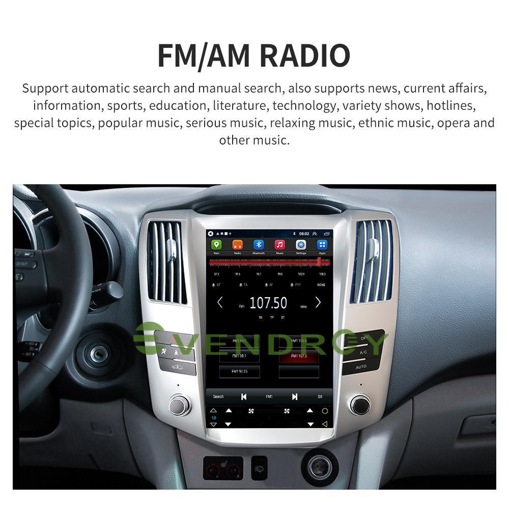 12.1"For Lexus RX300 RX330 2004-2007 Car Audio GPS Navigation Stereo ...