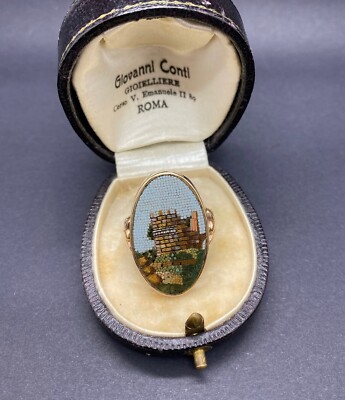 Late 18th Century Antique Micro Mosaic Ring from Italy | eBay