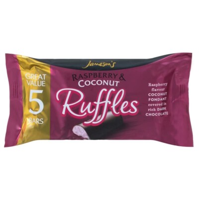 Jameson's Raspberry & Coconut Ruffles 5pk | eBay UK