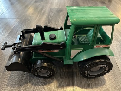 Mighty Wheels Green Blue Ride Farm Giant Tractor 15” Long | eBay