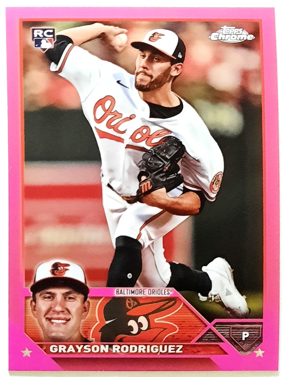 Grayson Rodriguez 2023 Topps Chrome Update Series RC Pink #USC-98 ...