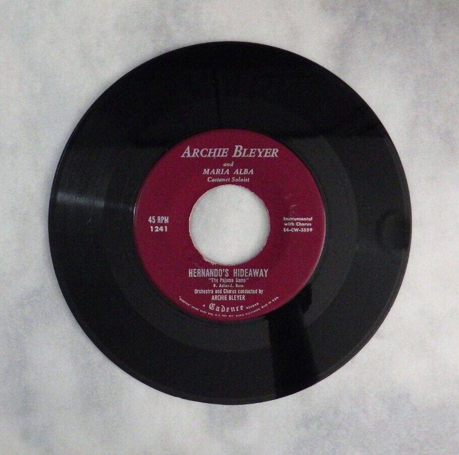 ARCHIE BLEYER Hernando's Hideaway / S'il Vous Plait CADENCE 1241 | eBay