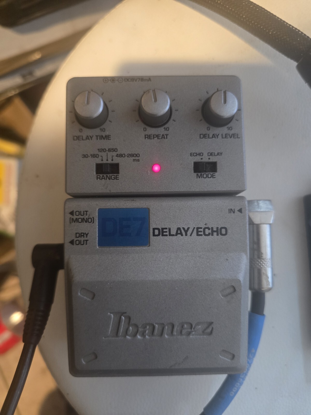Ibanez DE7 Echo Guitar Effect Pedal for sale online | eBay