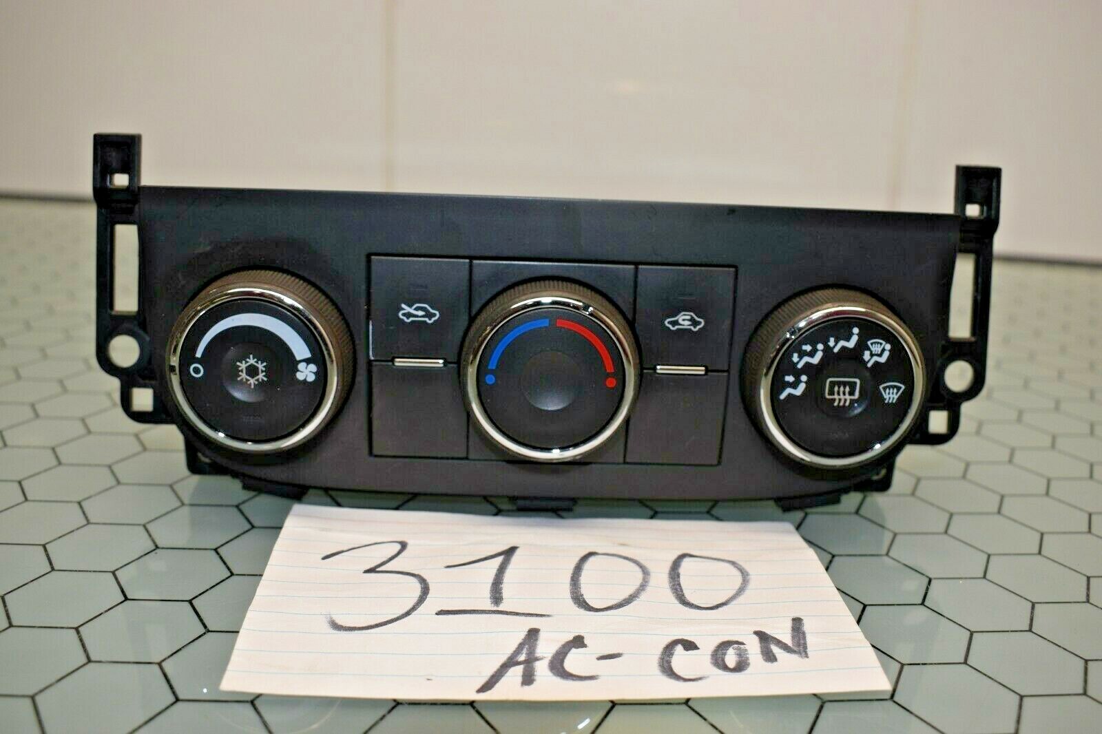 06 07 08 Chevrolet Impala AC and Heater Control Used Stock #3100-AC | eBay