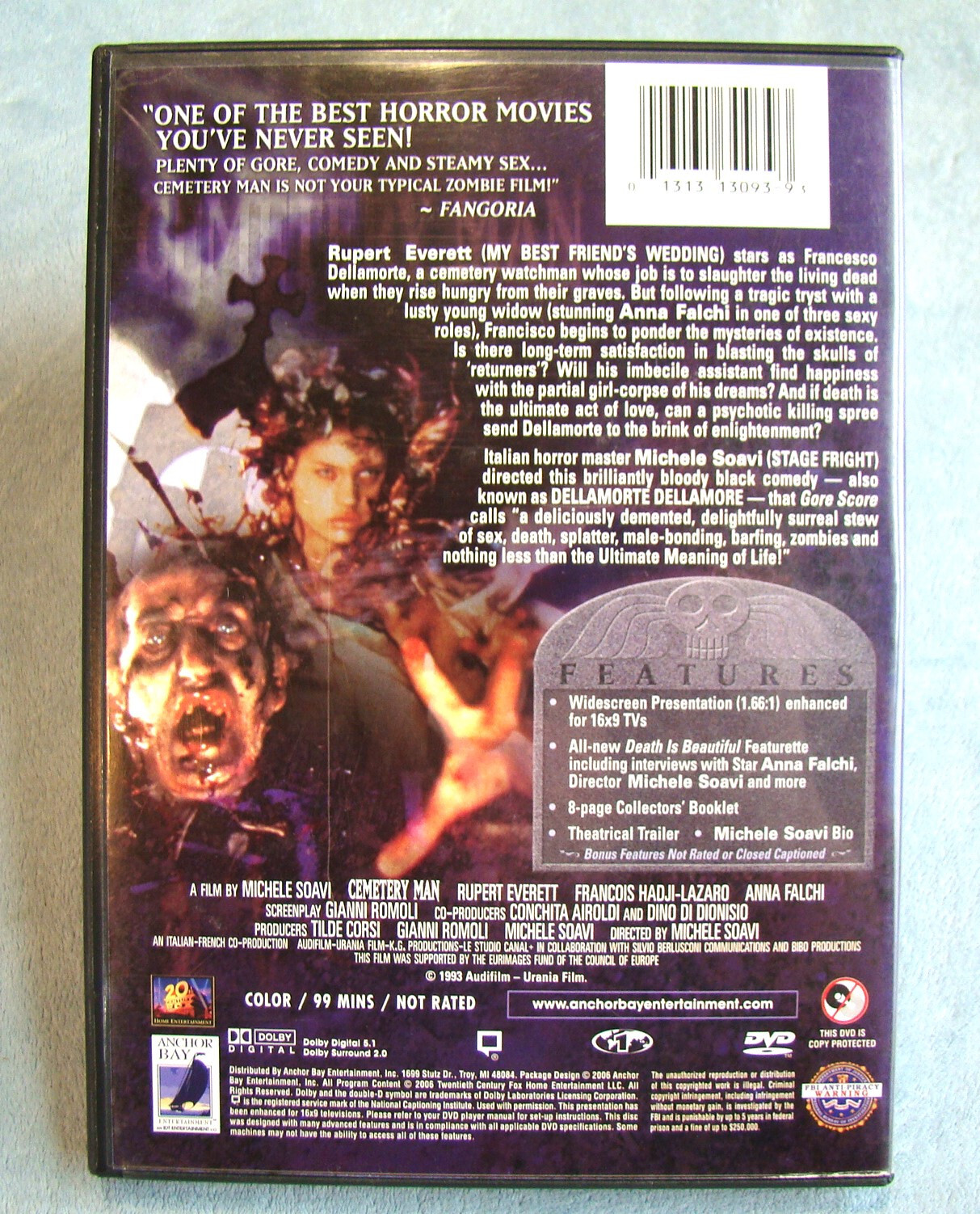 Cemetery Man ~2006 DVD~ Rupert Everett Sexy Zombies Campy Horror Comedy ...