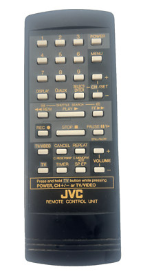JVC TV VCR Remote Control JVC GUR64EC1086 | eBay