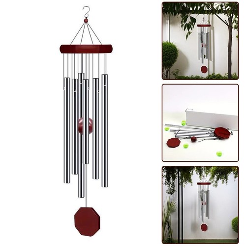 Pentatonic Scale Wind Chime Outdoor Hanging Decoration Soothing Melody ...