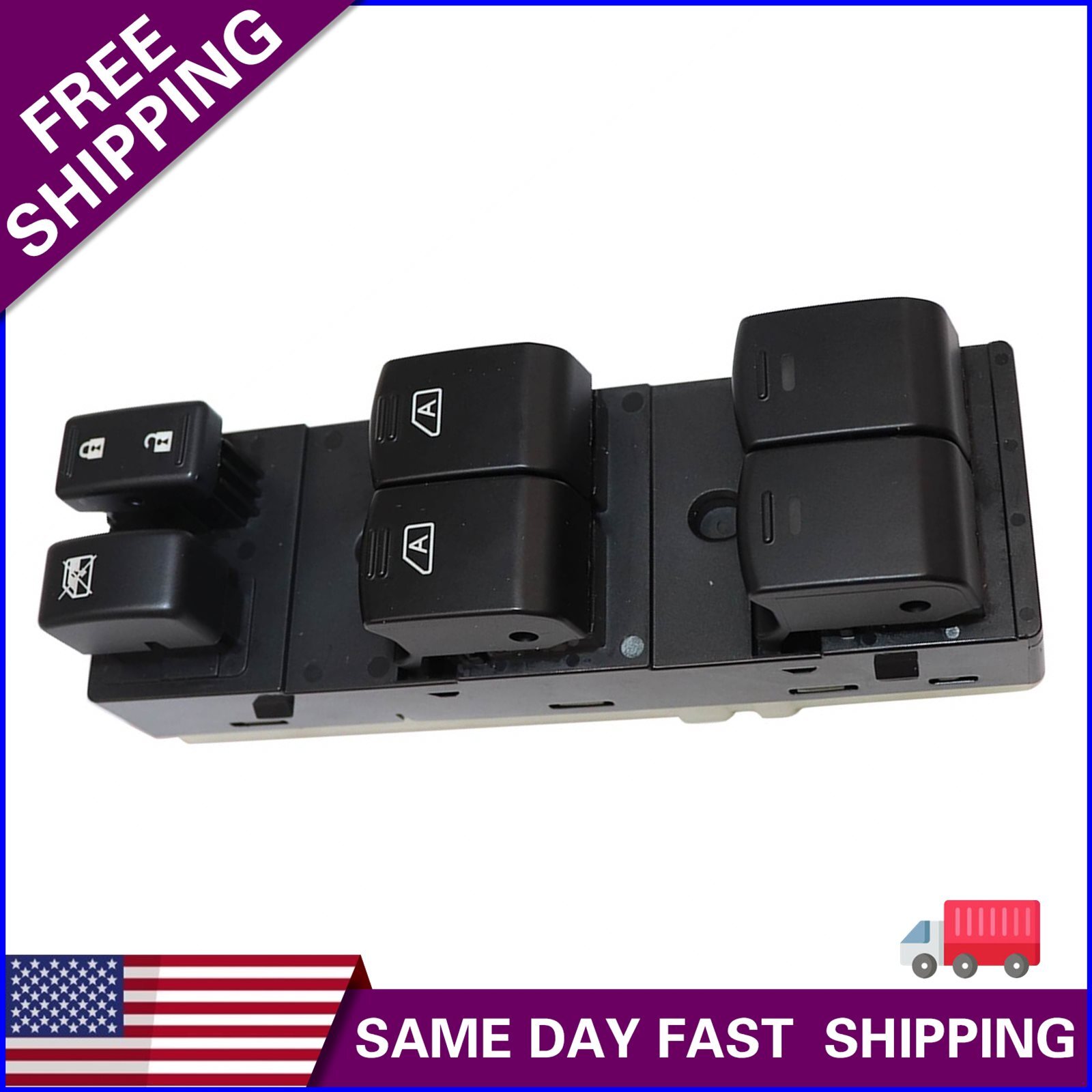 25401-1CA6A Left Power Window Master Switch for Infiniti FX35 FX37 FX50 ...