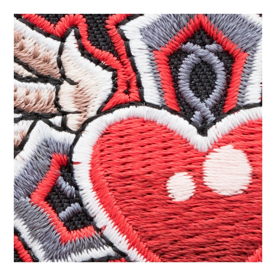 Flying Sacred Heart Cross Patch, Religious Cross Patches | eBay