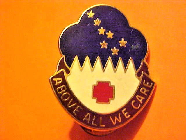 US Military MEDDAC Alaska DI DUI Pin Back Crest Medal Badge Clutchback ...