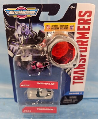 Transformers Micro Machines Series 1 Elita-One & Sideswipe New | eBay