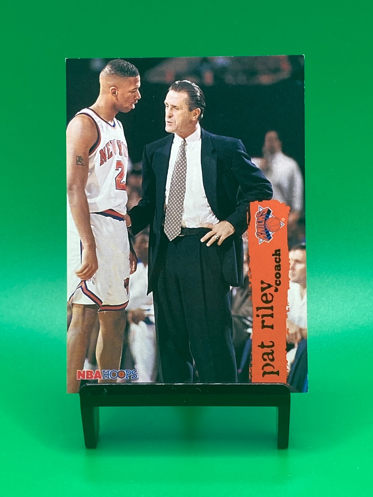 1995-96 NBA Hoops Pat Riley New York Knicks #186 Basketball Card | eBay