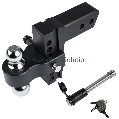 Trailer Hitch Fits 2.5 Inch Receiver, 6 Inch Adjustable Drop Hitch ...