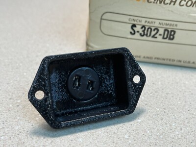 Cinch Jones 2 Pin Chassis Mount Connector - New Old Stock | eBay