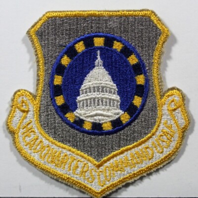 Headquarters Command US Air Force Full Color Emblem Crest Insignia ...
