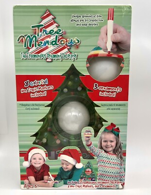 NEW TreeMendous Christmas Ornament Decorator Kit 3 Ornaments 8 Non ...